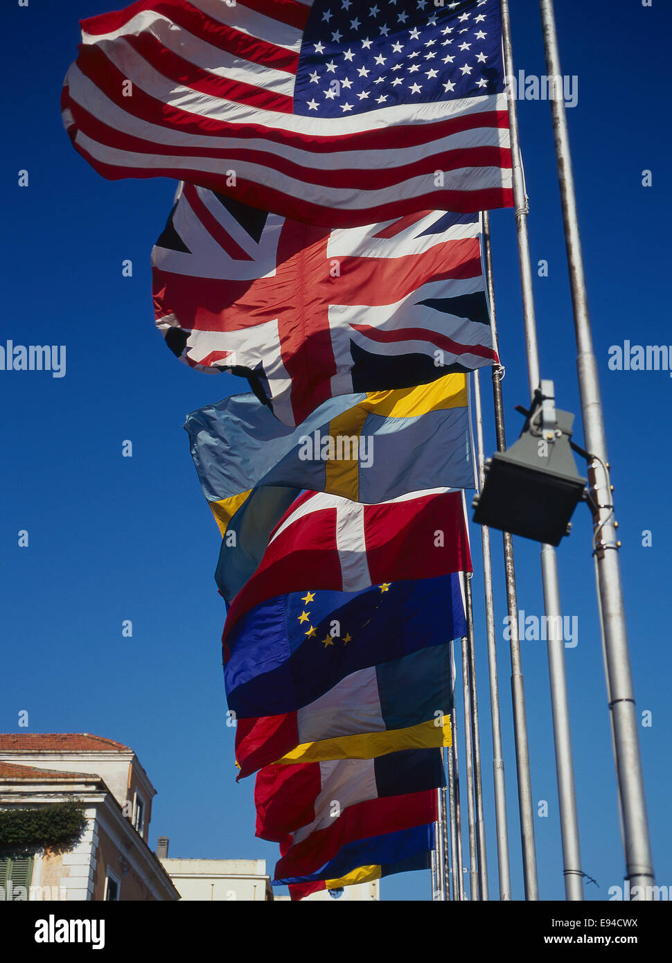 Nato flags hi-res stock photography and images - Alamy