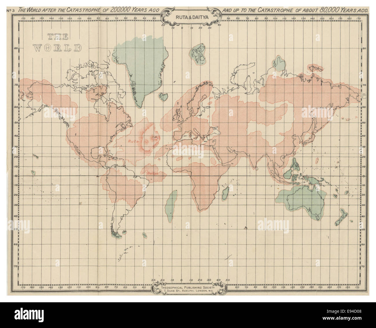 Map of atlantis hi-res stock photography and images - Alamy