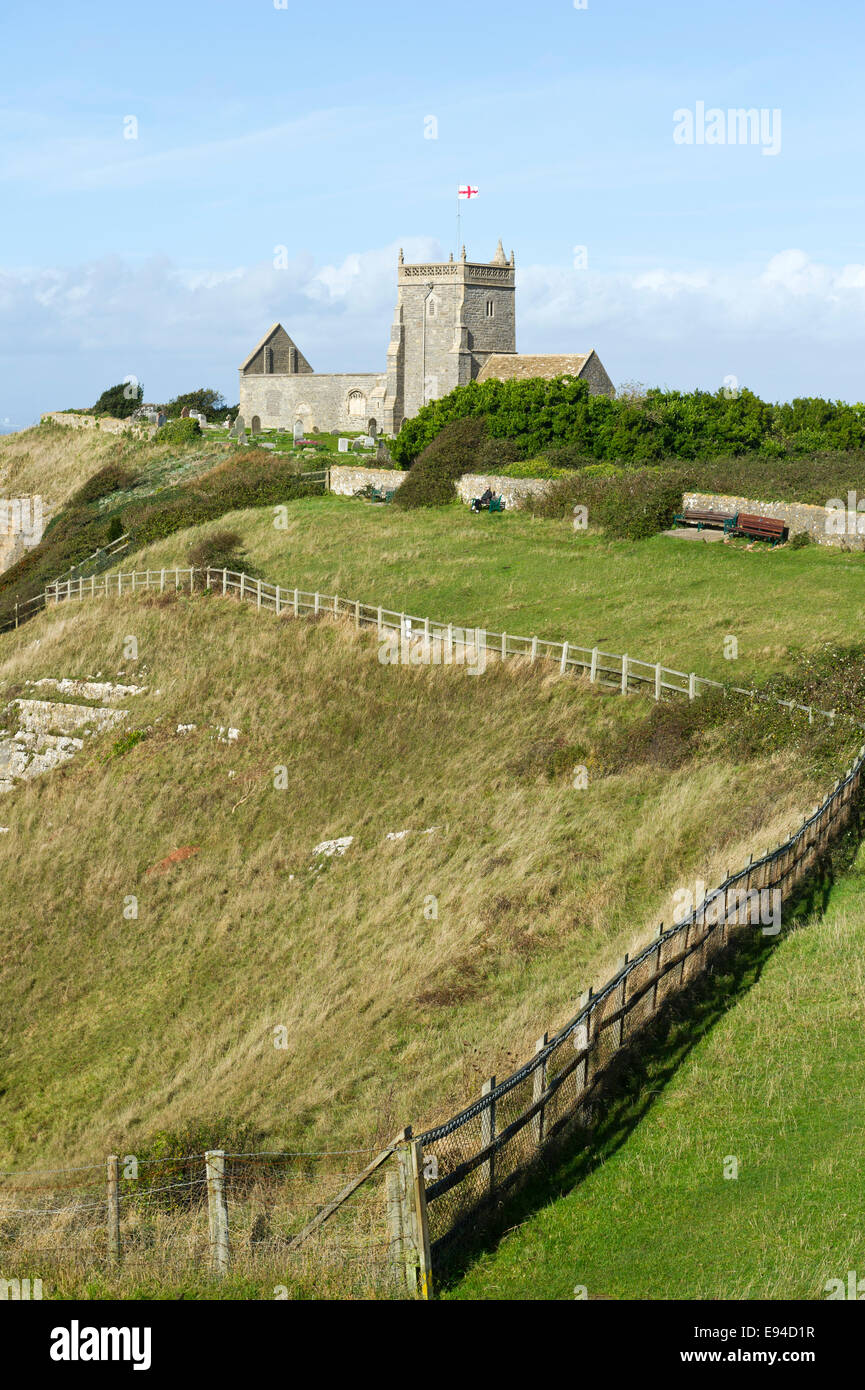St Nicholas Church and Uphill Harbour, Uphill, Weston-Super-Mare ...