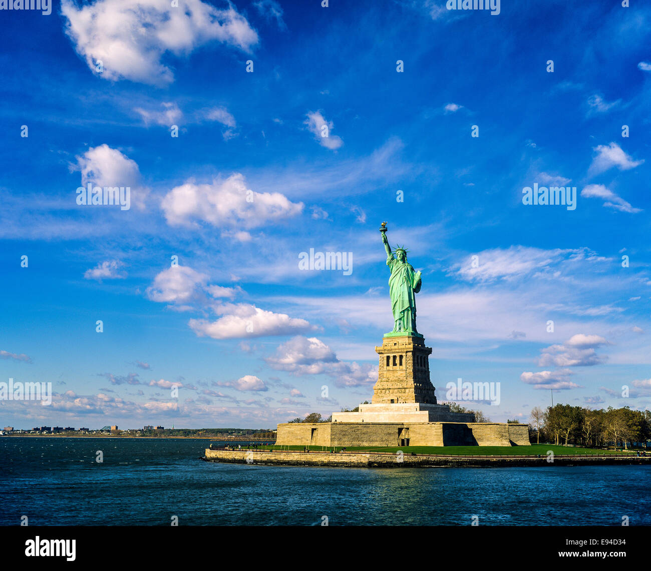 Statue of Liberty island Stock Photo - Alamy