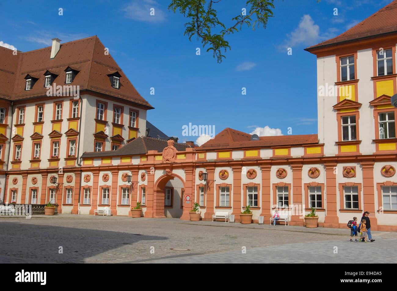 Bayreuth, Altes Schloss, Old Castle, Maximilian street, Upper Franconia ...