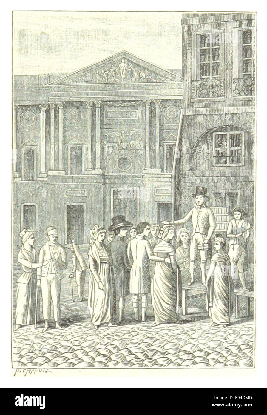 An 1887 illustration from Fournel, showcasing a detailed figure or ...