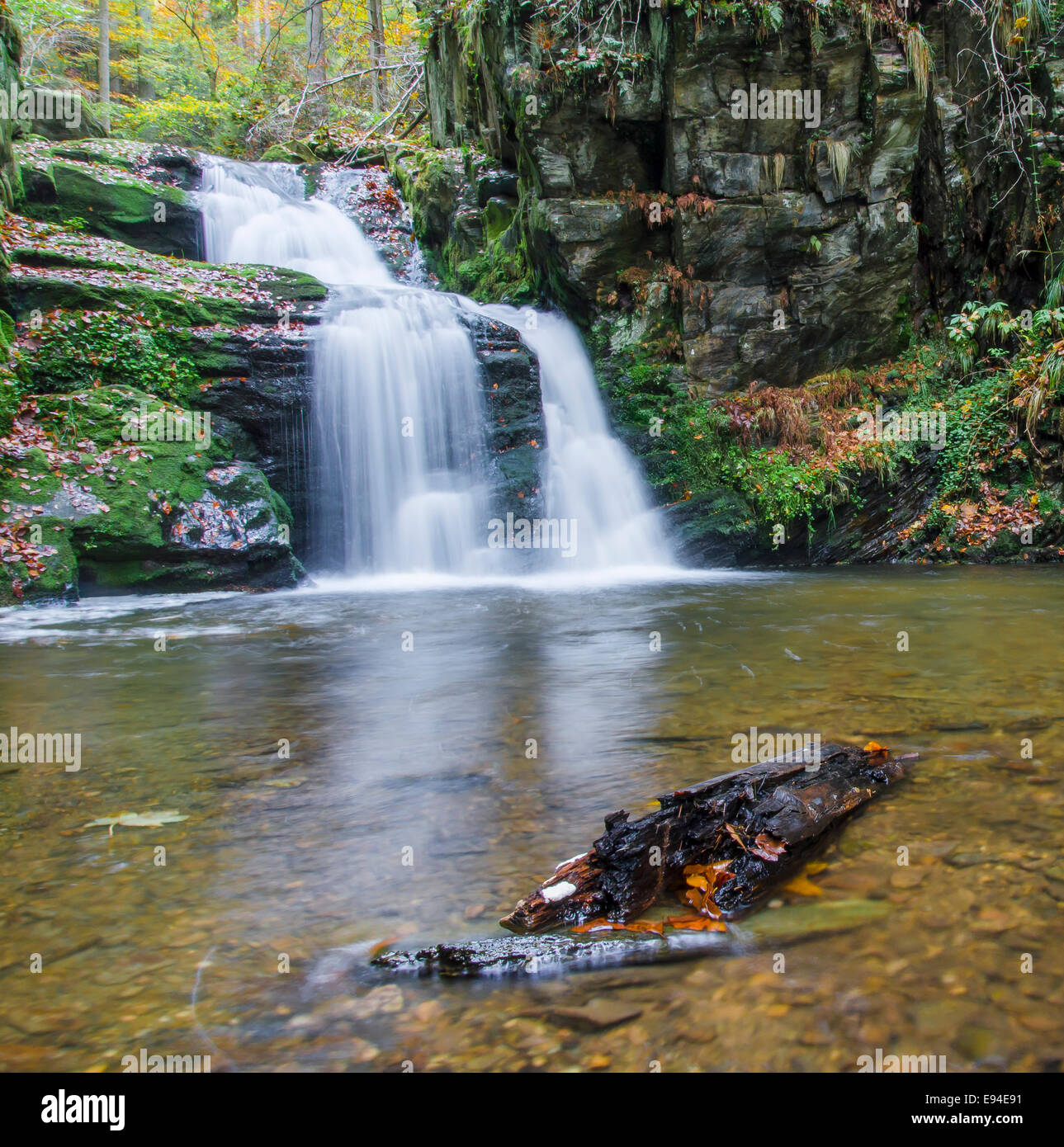 Waterfall in Resov, Czech Republic Stock Photo - Alamy