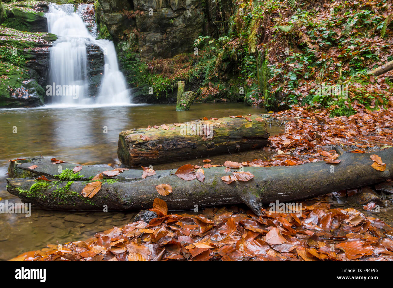 Waterfall in Resov, Czech Republic Stock Photo - Alamy