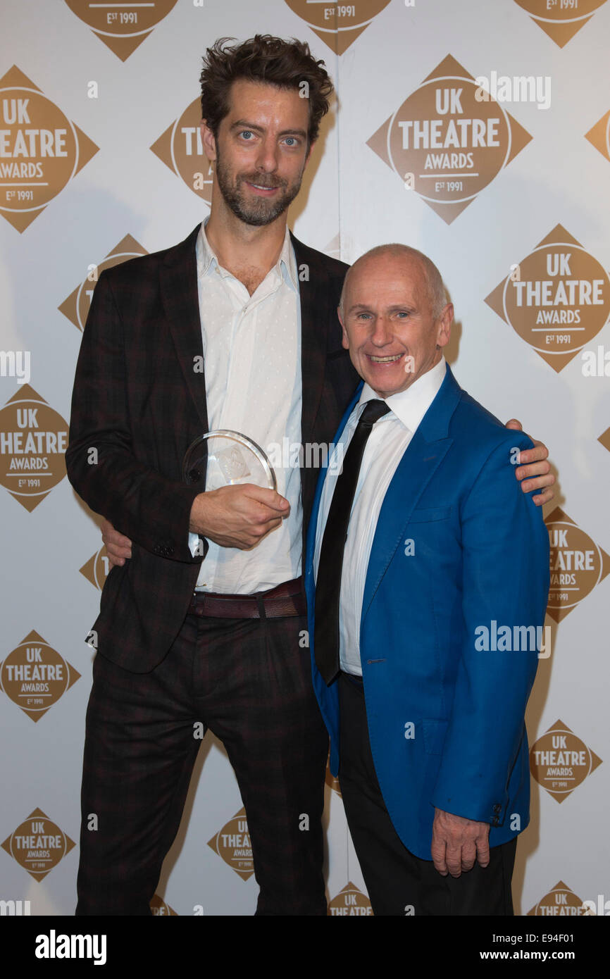 UK Theatre Awards 2014, Designer Jon Bausor with Wayne Sleep Stock ...