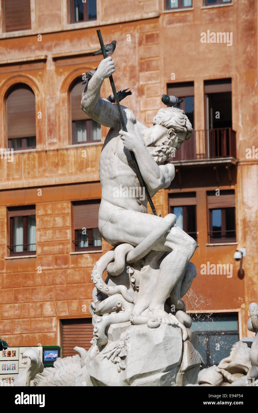 Neptune Fountain in Rome, Italy Stock Photo - Alamy