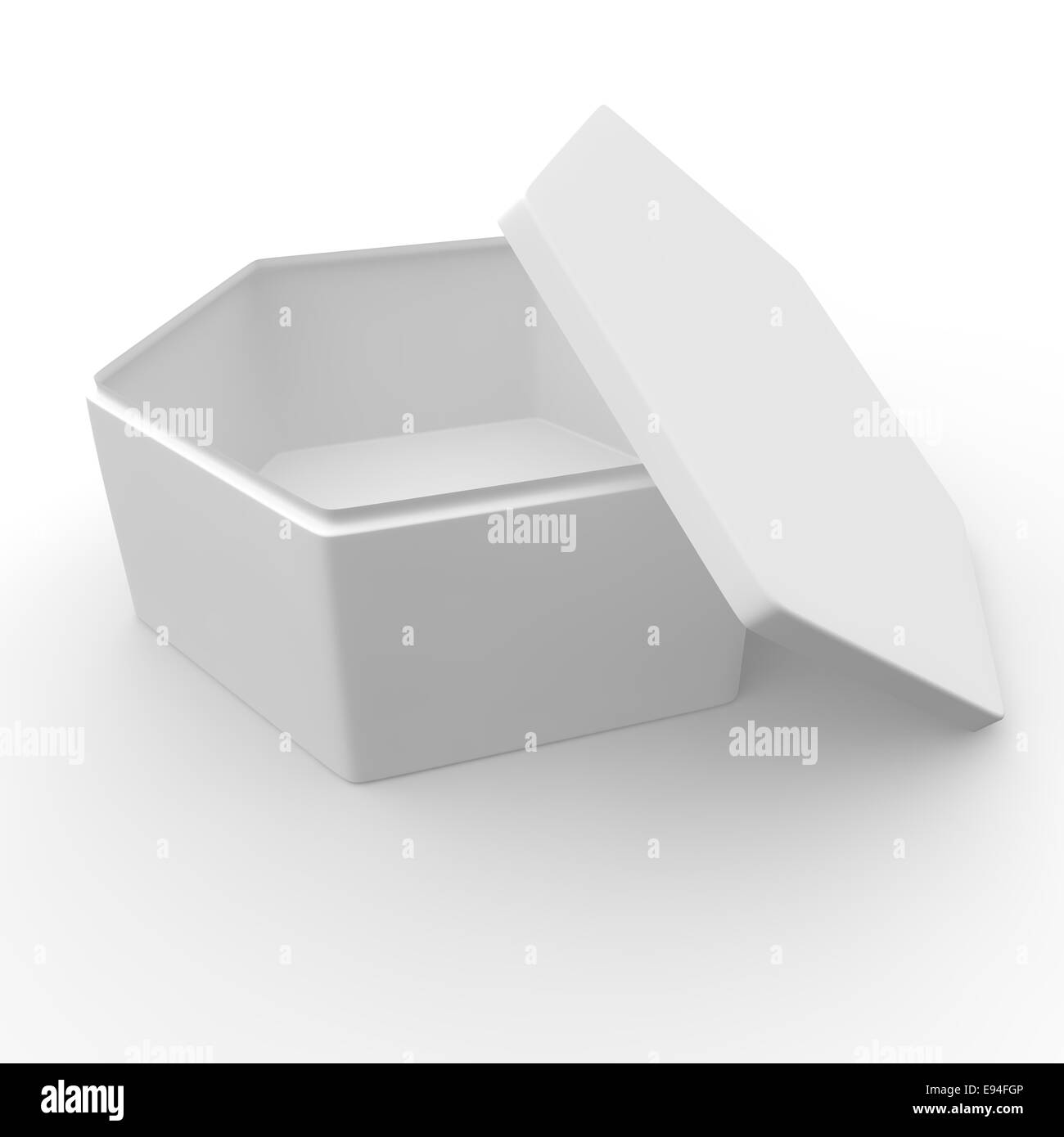 White empty box for cookies, candy, shoes and other items Stock Photo ...