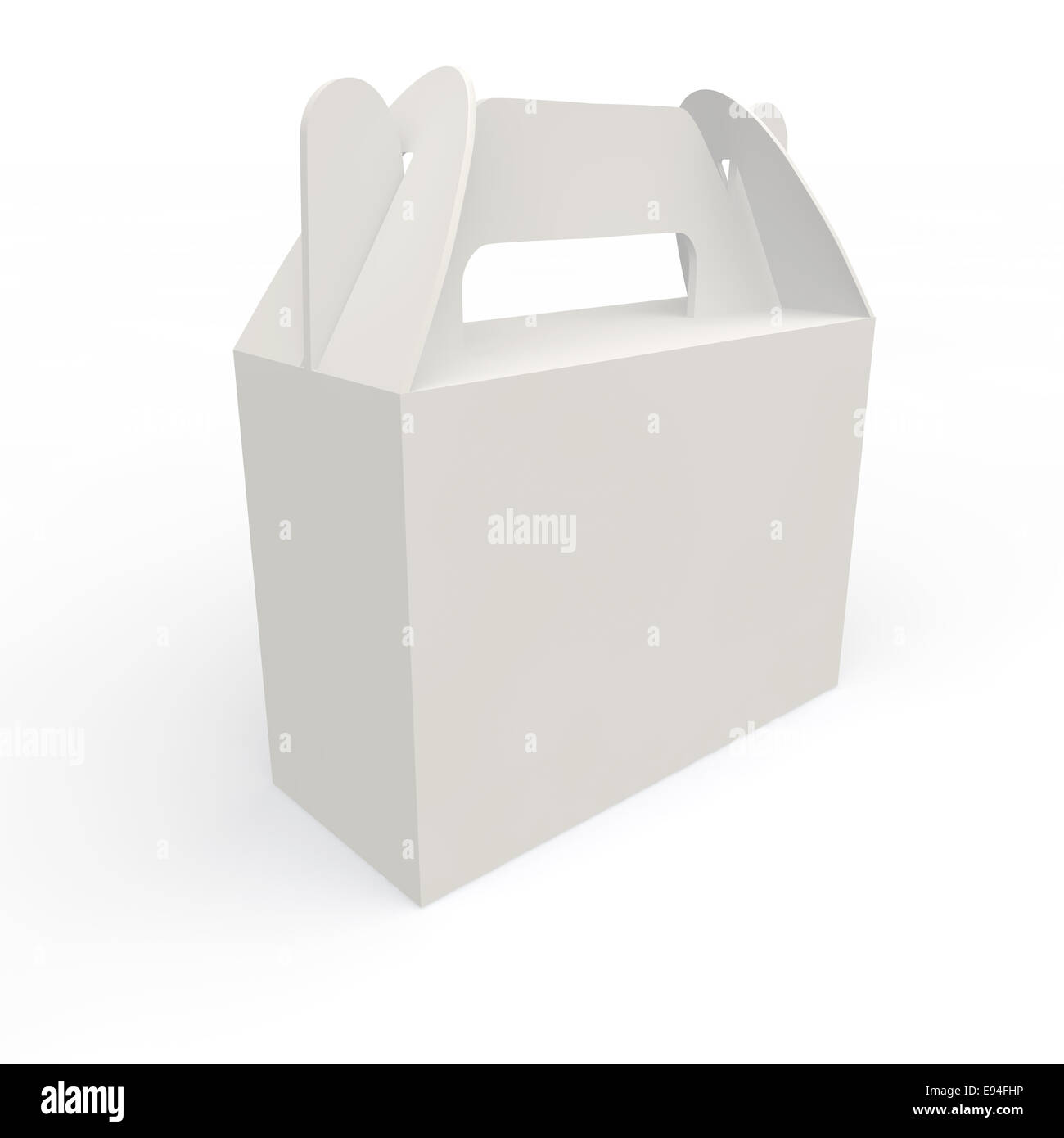White empty box for gifts and other holiday products Stock Photo - Alamy