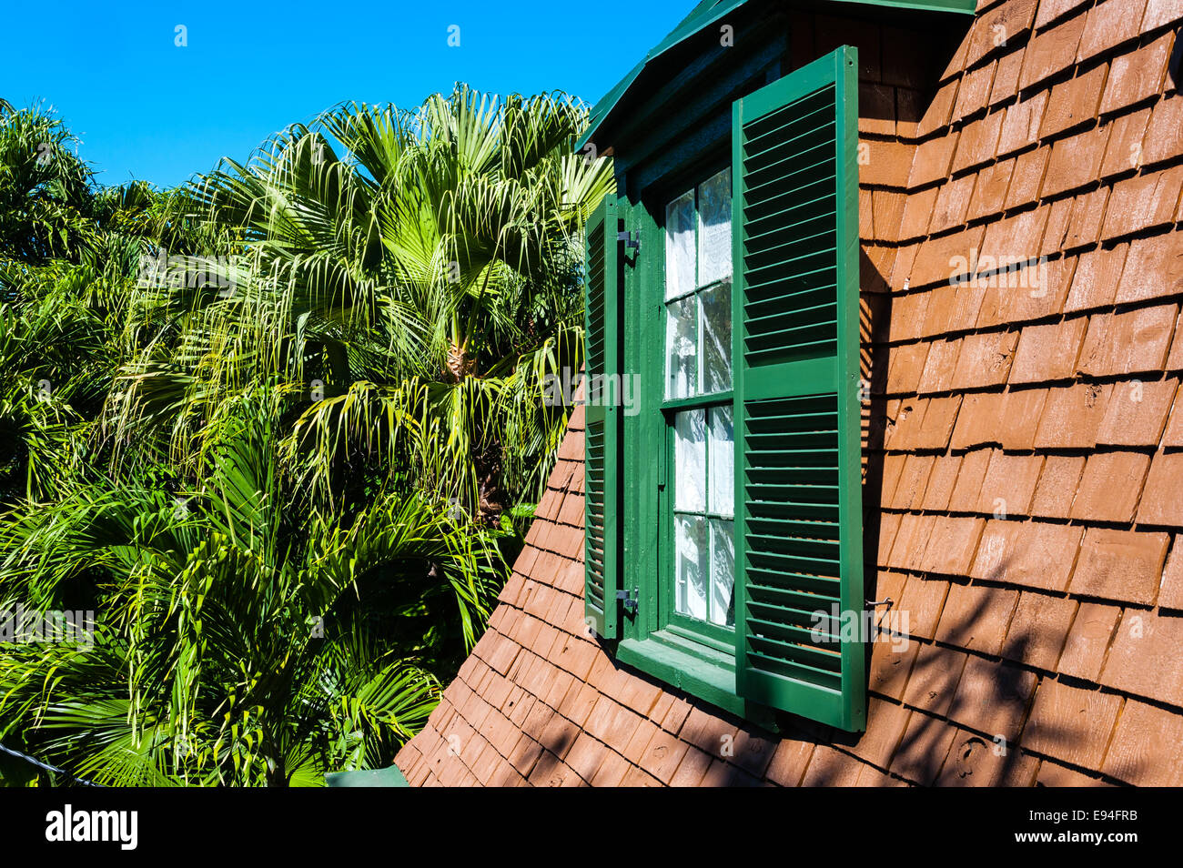 US, Florida, Key West. Interior, Ernest Hemingway Home Stock Photo - Alamy