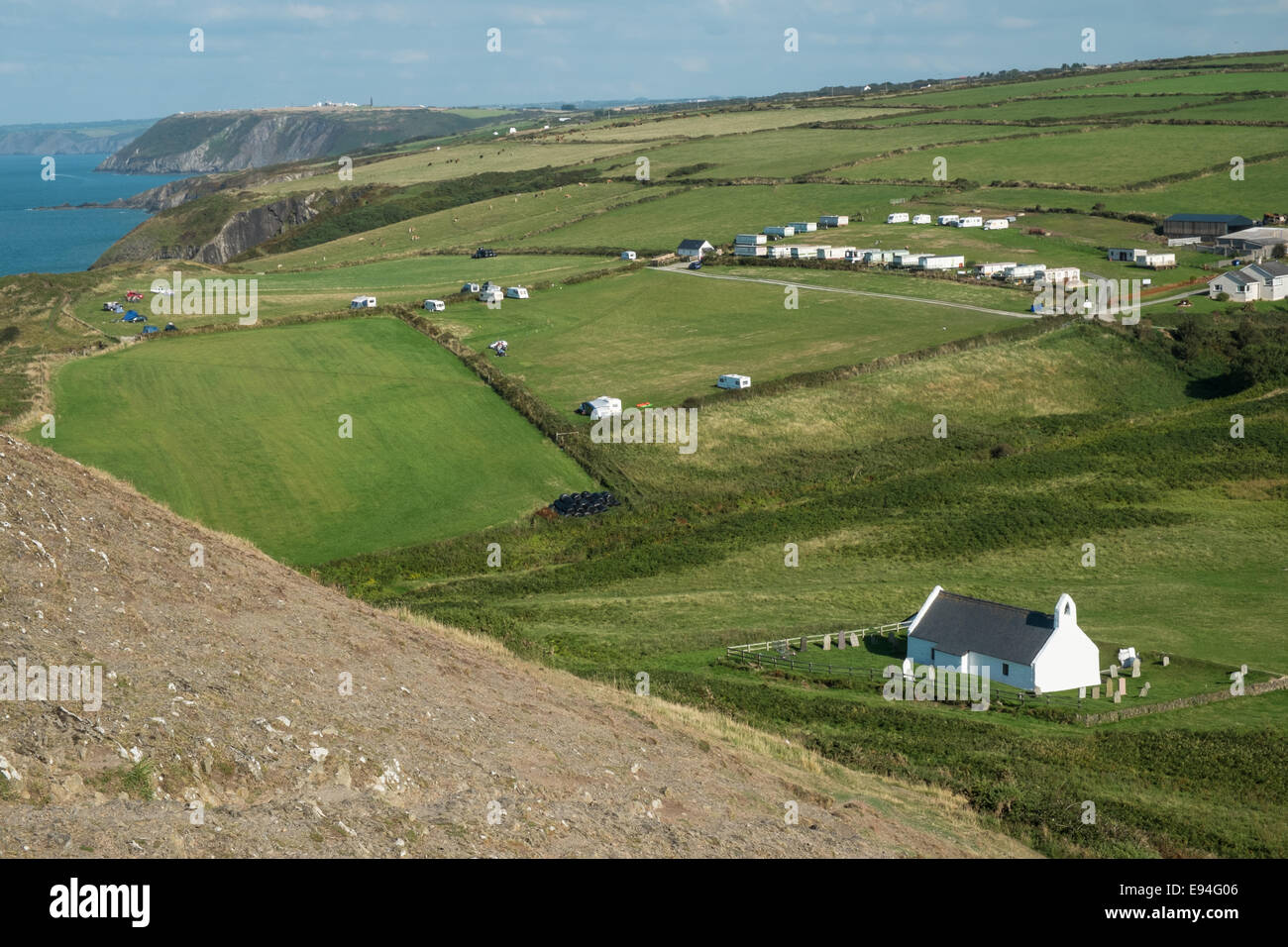 West wales mwnt caravan and camping park hi-res stock photography and ...