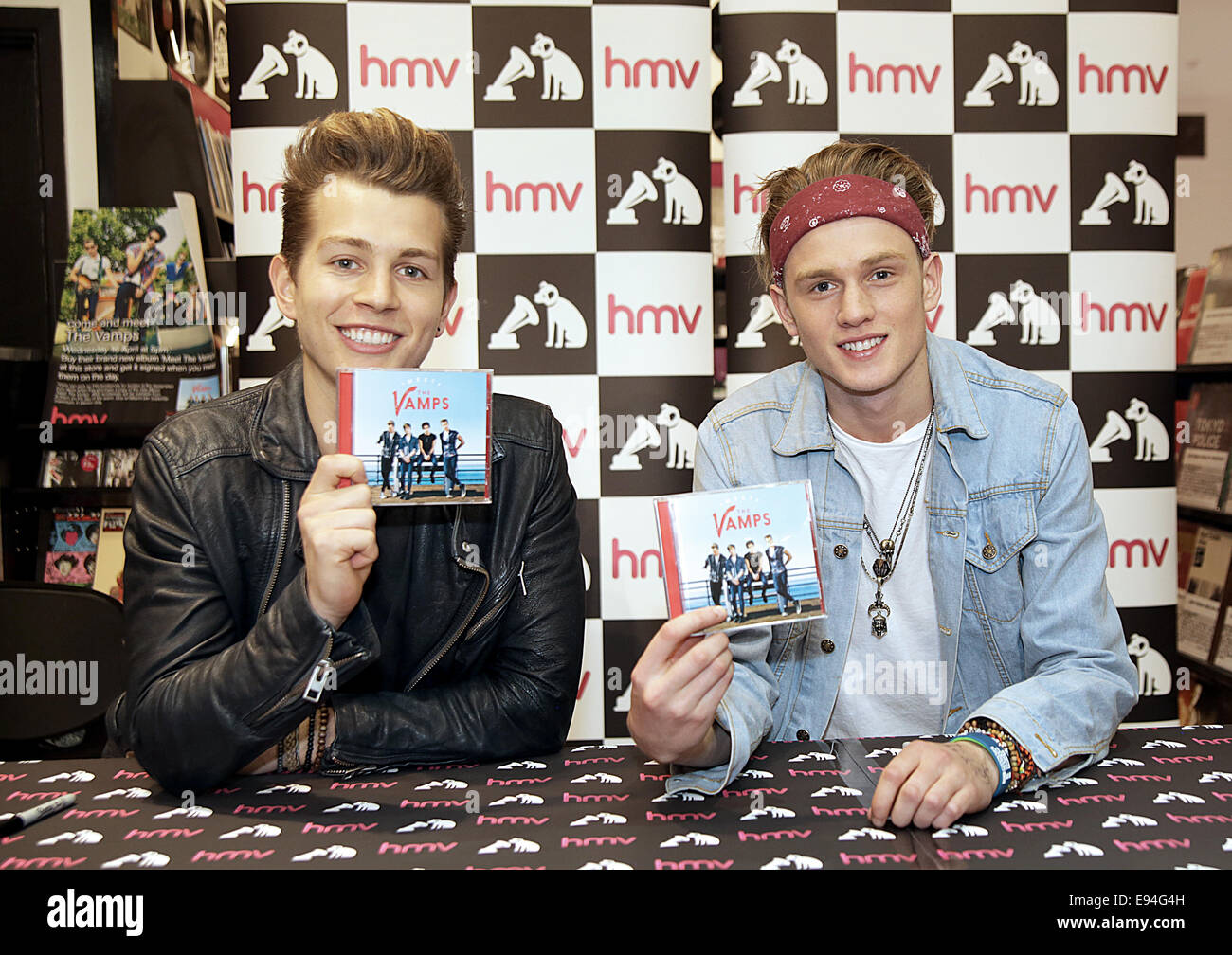 Tristan and James of The Vamps Meet Fans and Sign Copies of Their CD ...