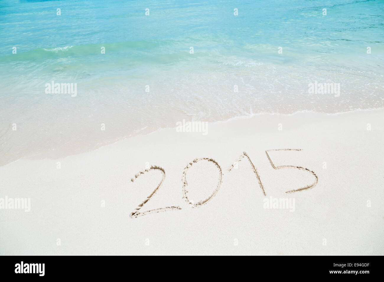 2015 new year written hi-res stock photography and images - Alamy