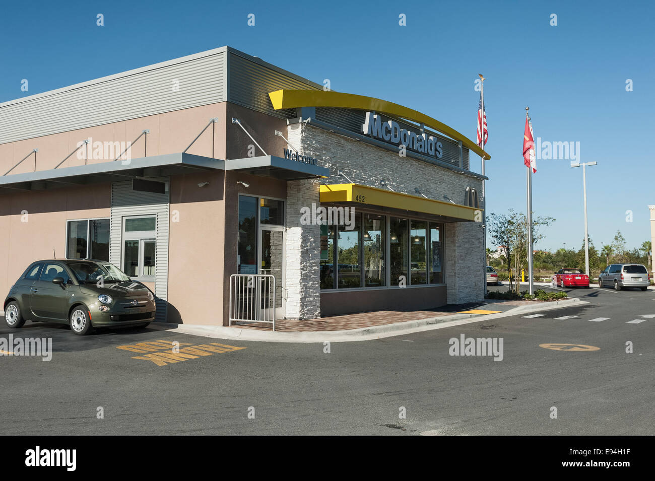 Mcdonalds drive thru menu hi-res stock photography and images - Alamy