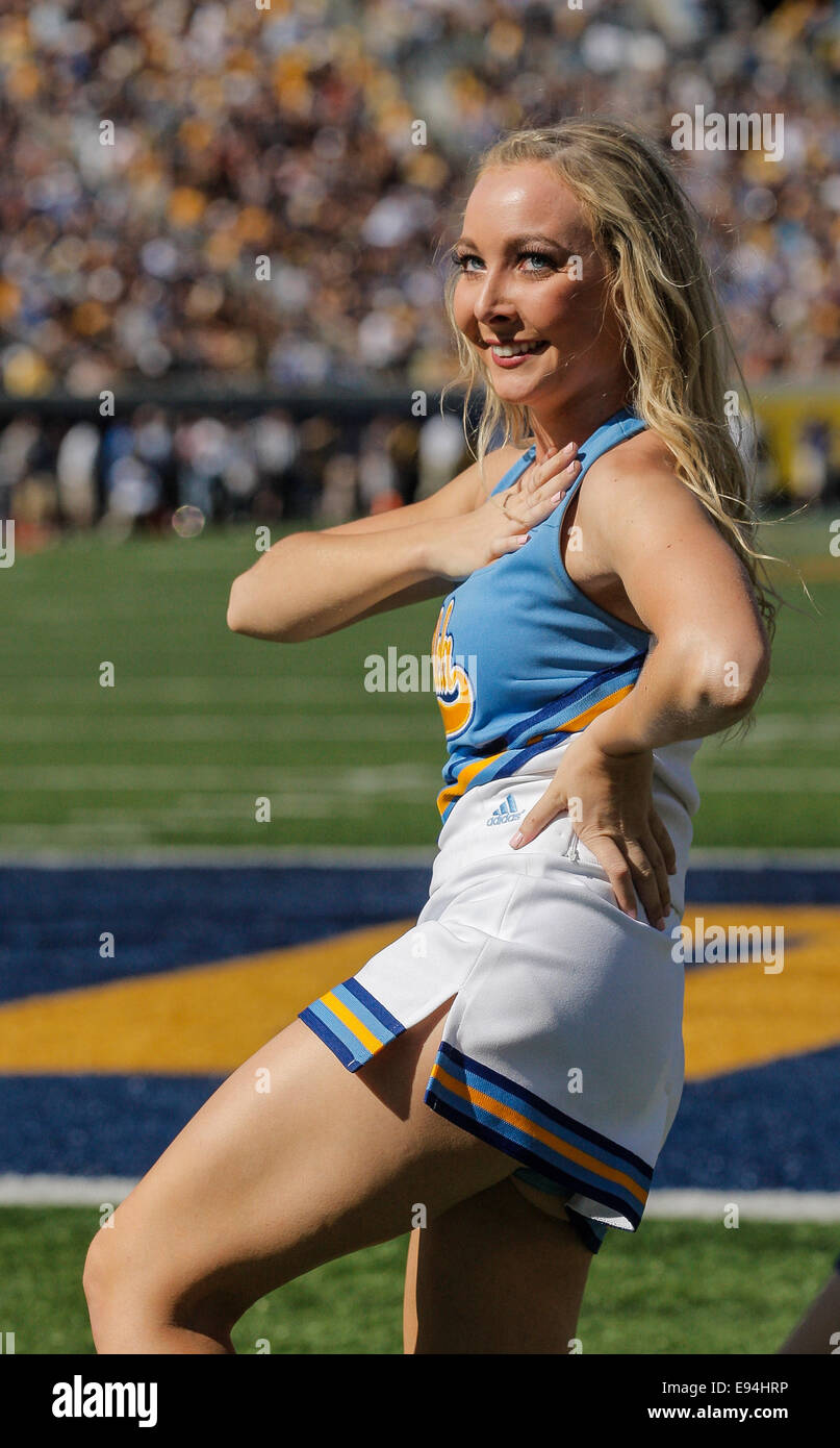 Berkeley USA CA. 18th Oct, 2014. UCLA Cheerleaders during NCAA Football ...