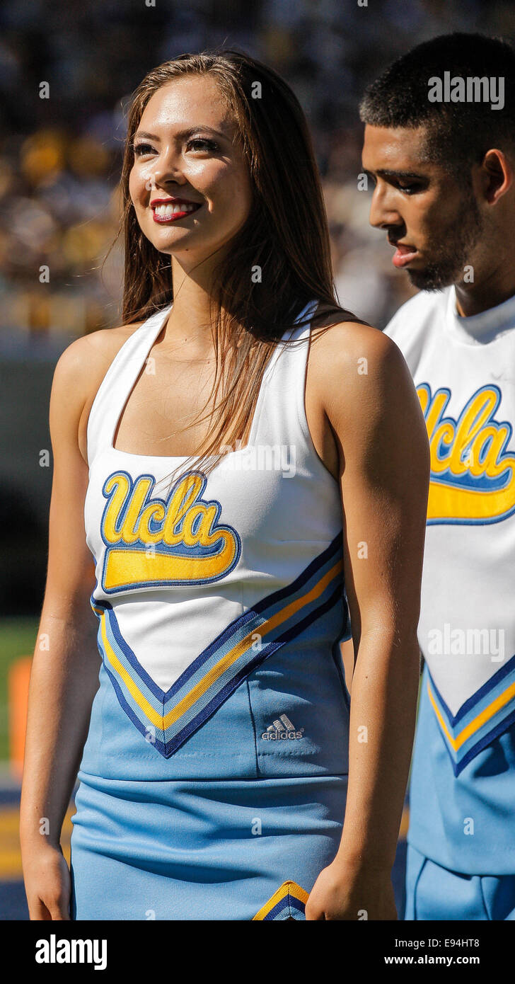 Berkeley USA CA. 18th Oct, 2014. UCLA Cheerleaders during NCAA Football ...