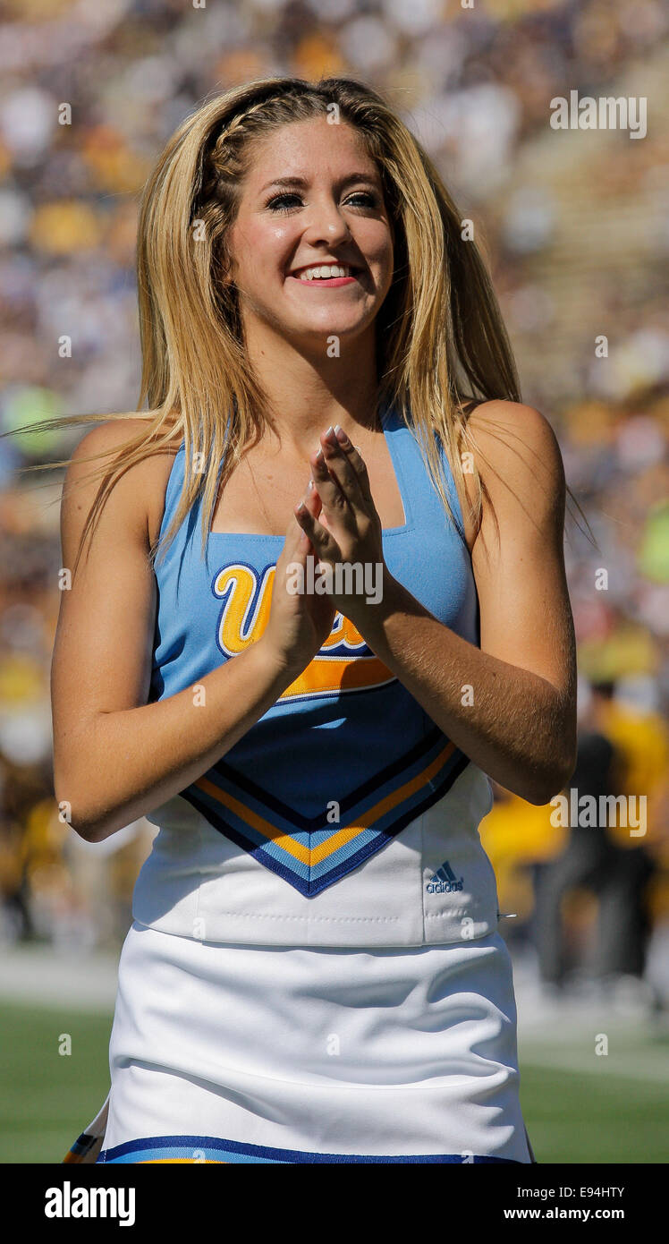 Berkeley USA CA. 18th Oct, 2014. UCLA Cheerleaders during NCAA Football ...