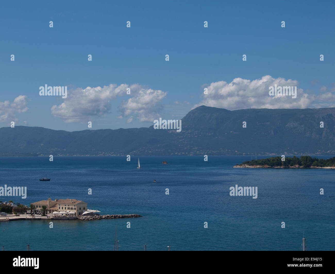 Sea view. Corfu. Greece Stock Photo - Alamy