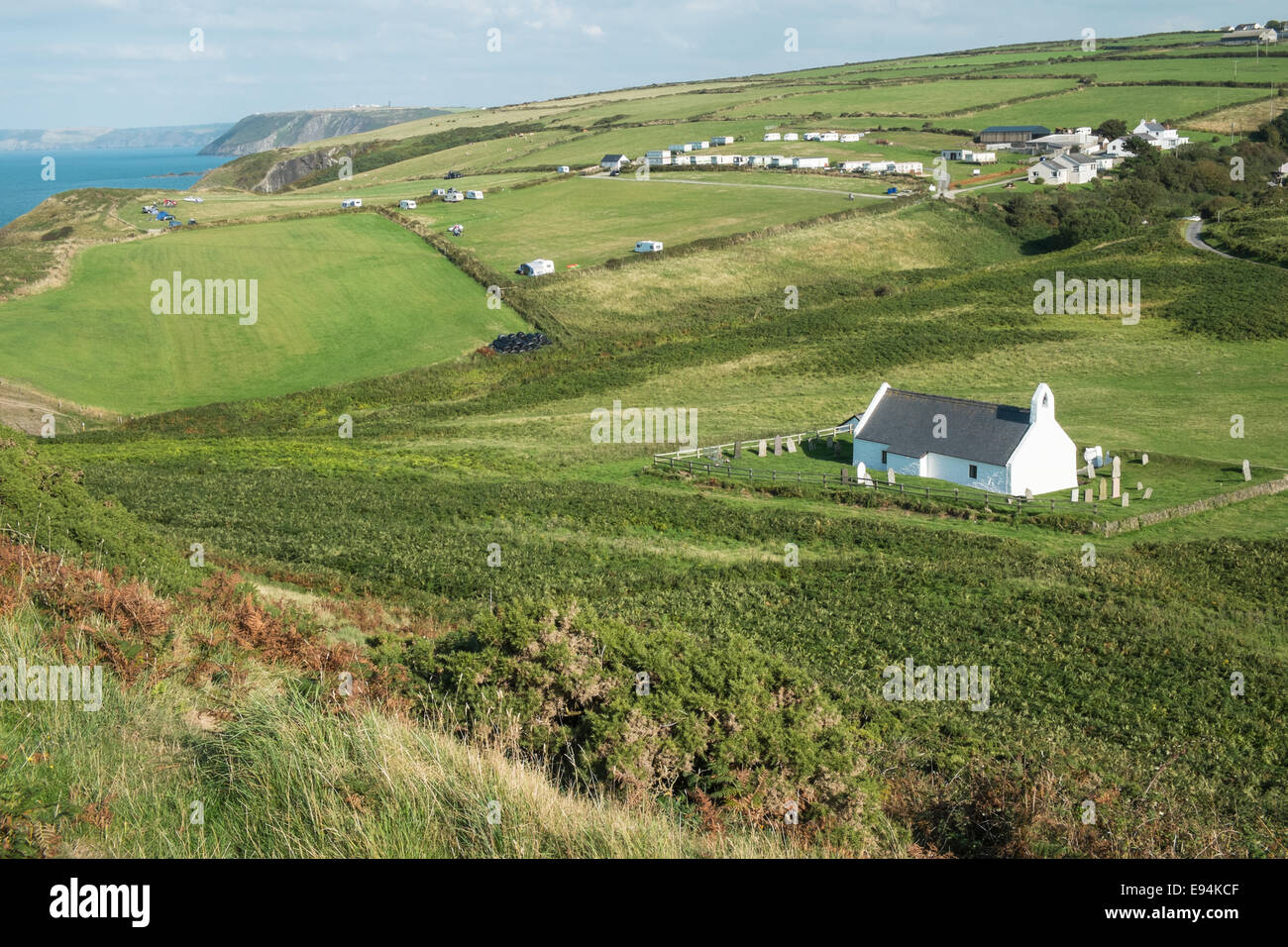 Church of the holy cross mwnt hi-res stock photography and images - Alamy