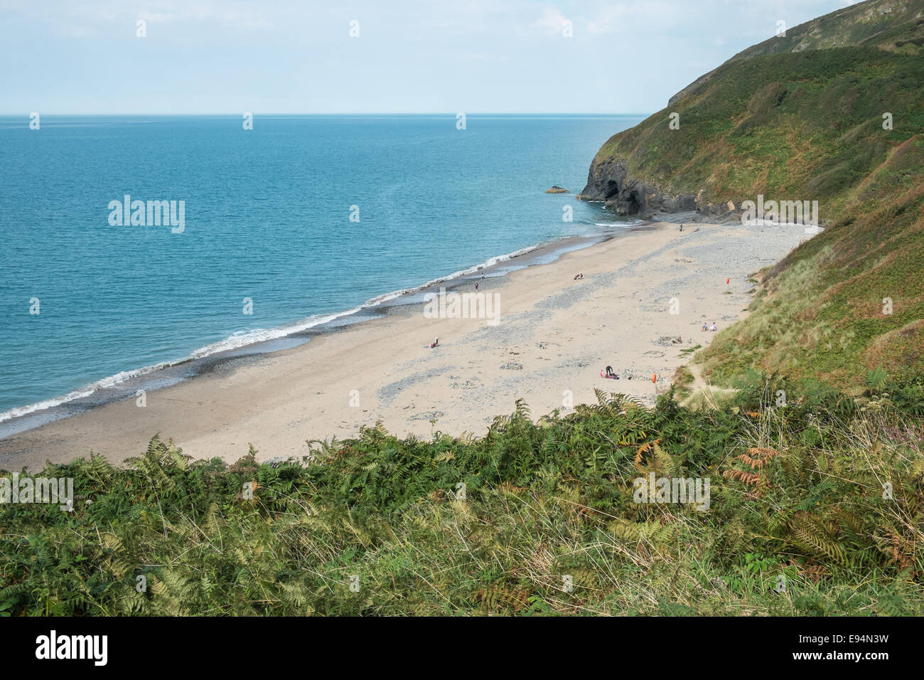 Penbryn beach wales hi-res stock photography and images - Alamy