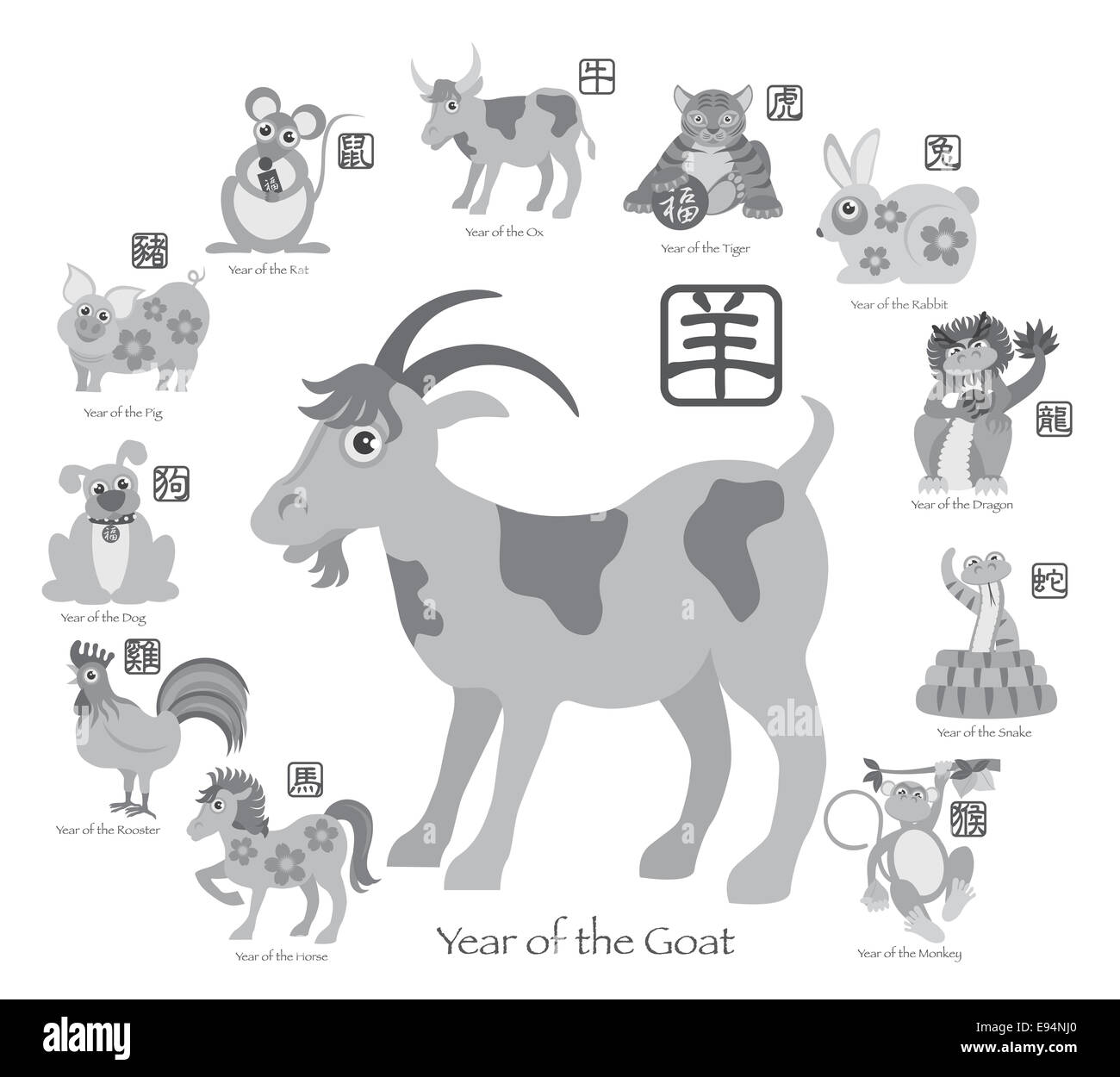 Chinese New Year Coloring Pages Year Of The Goat