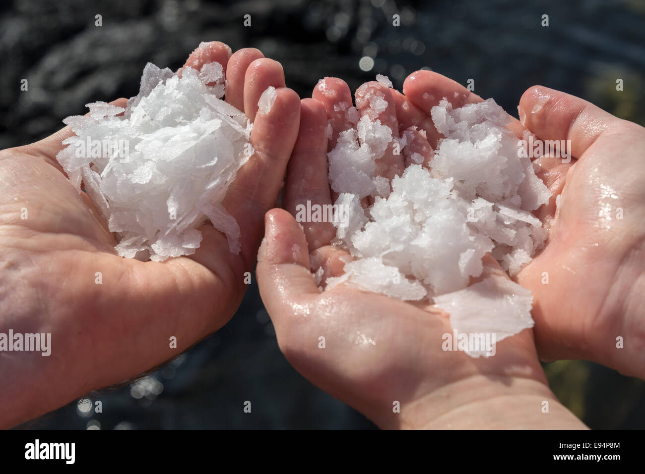 Food holding hands hi-res stock photography and images - Alamy