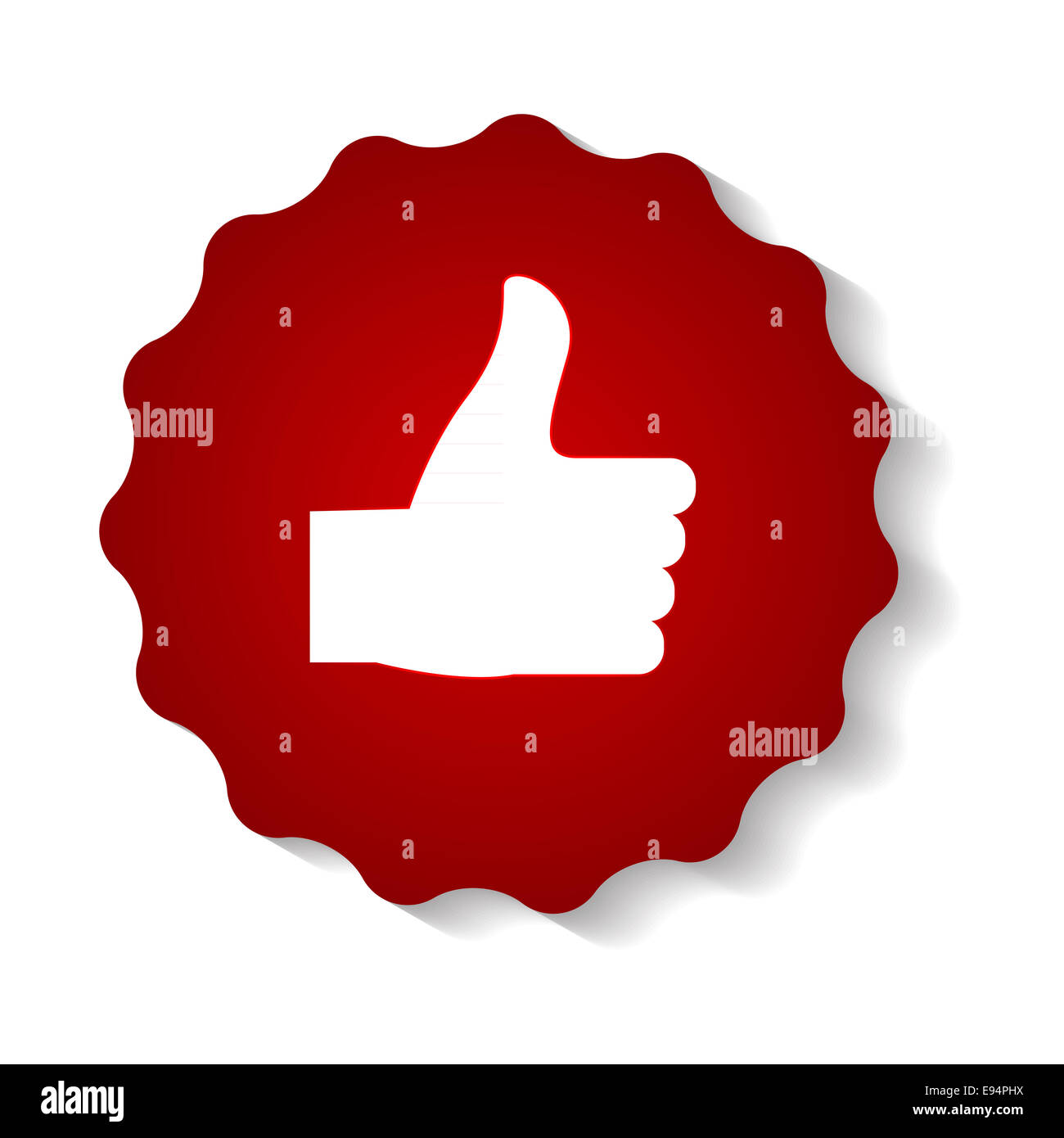 Red Label Sign Template Vector Illustration Stock Photo - Alamy