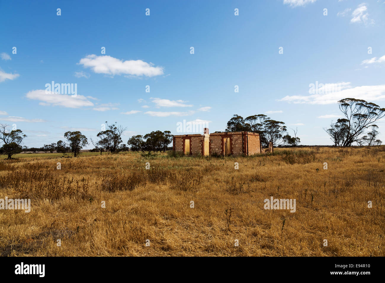 Old farm house found in the Mallee District in country Victoria in ...