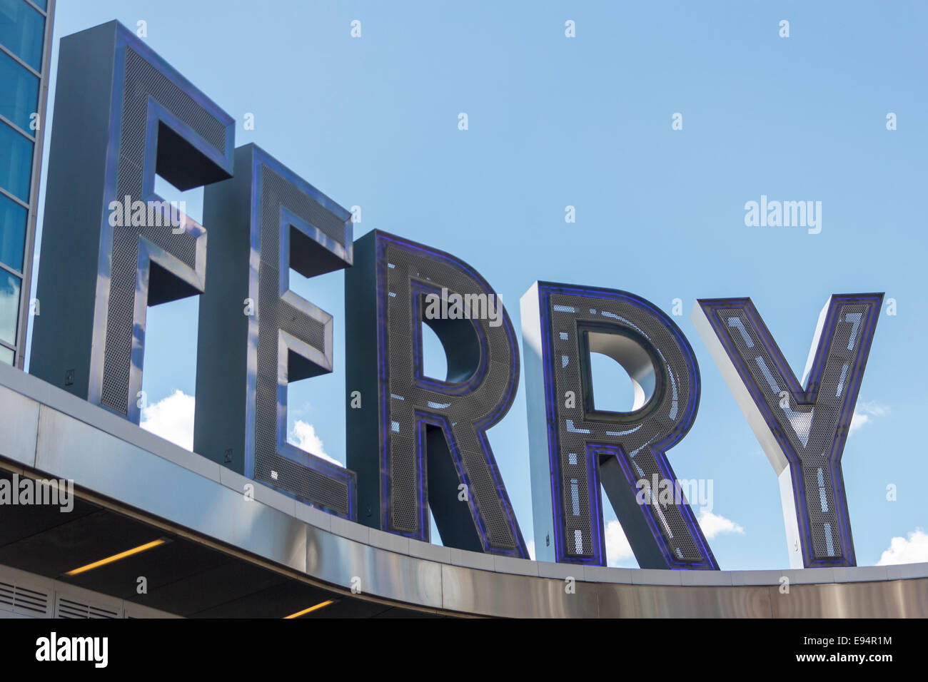 Ferry terminal signage hi-res stock photography and images - Alamy