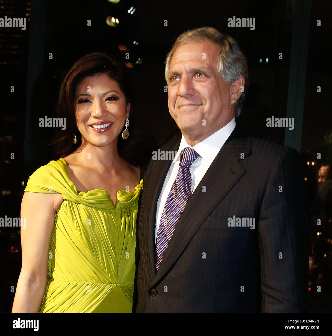 New York Oct 16 Tv Personality Julie Chen And President And Ceo Of Cbs
