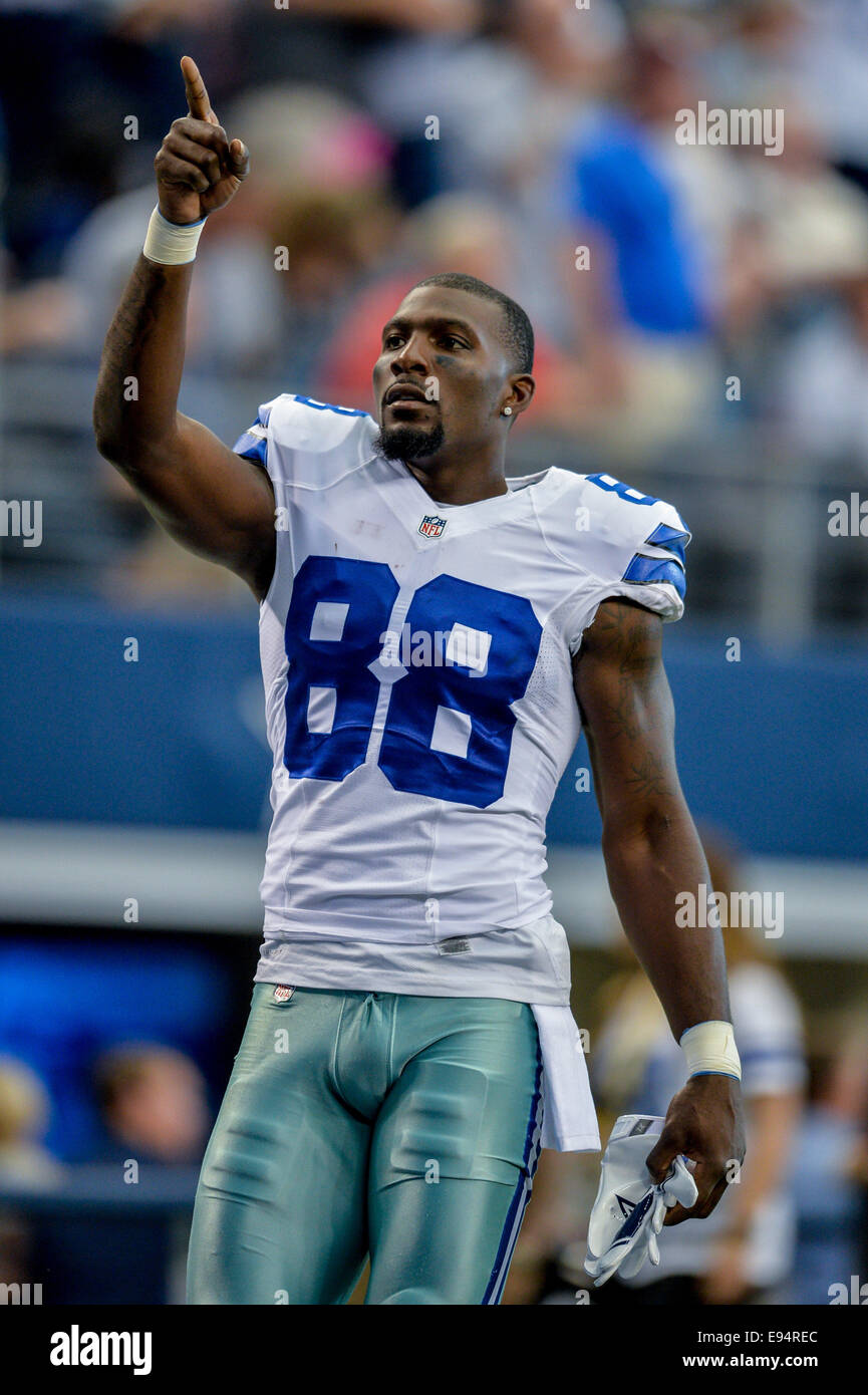 Arlington, USA. 19th Oct, 2014. Dallas Cowboys wide receiver Dez Bryant ...