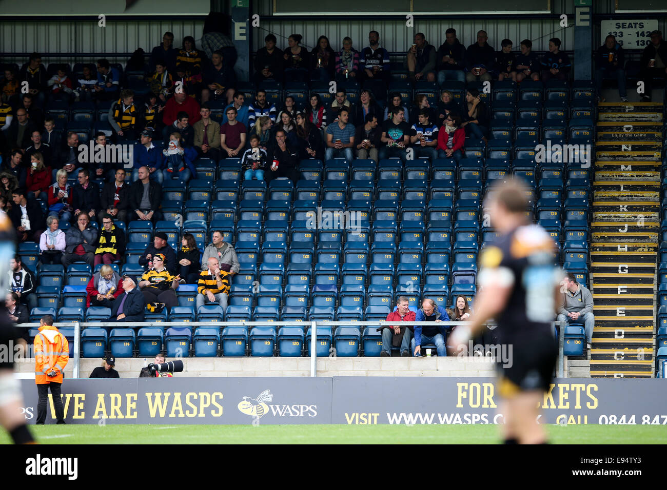 Empty seats at the aviva stadium hi-res stock photography and images ...