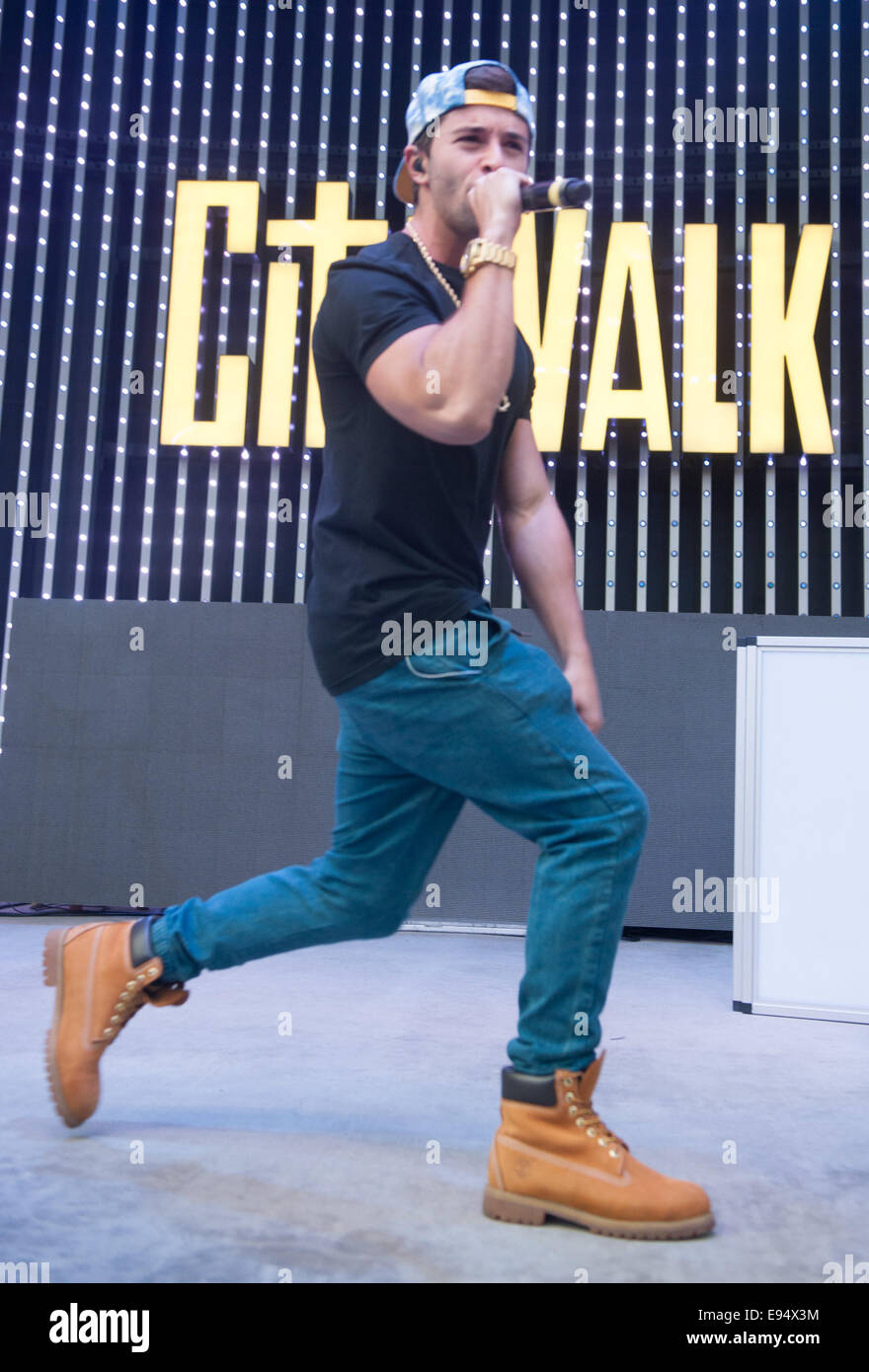 Jake Miller performs at Jason DeRulo's Universal CityWalk’s free Spring ...