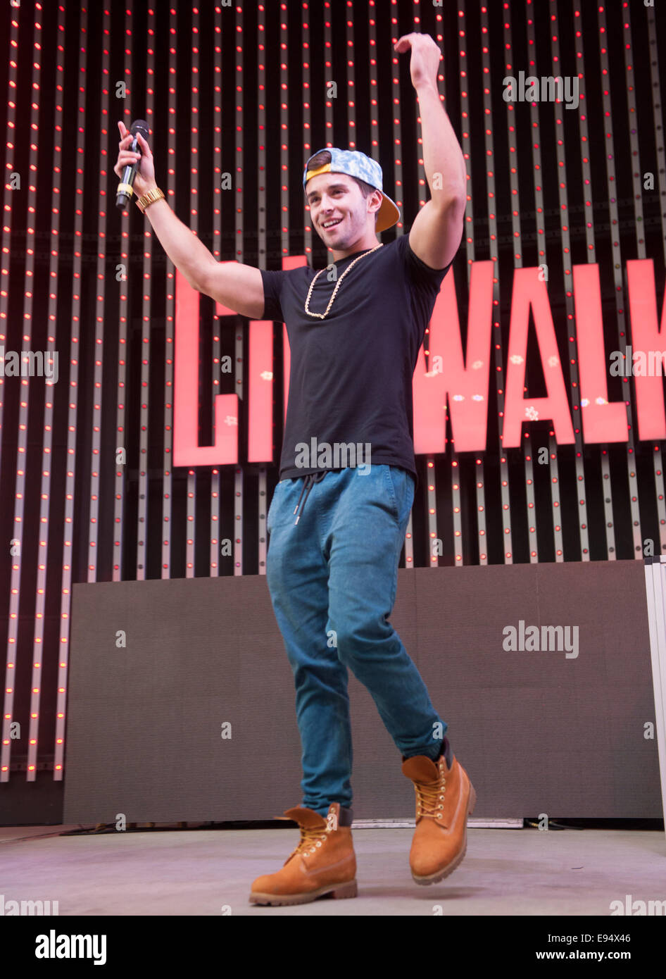 Jake Miller performs at Jason DeRulo's Universal CityWalk’s free Spring ...