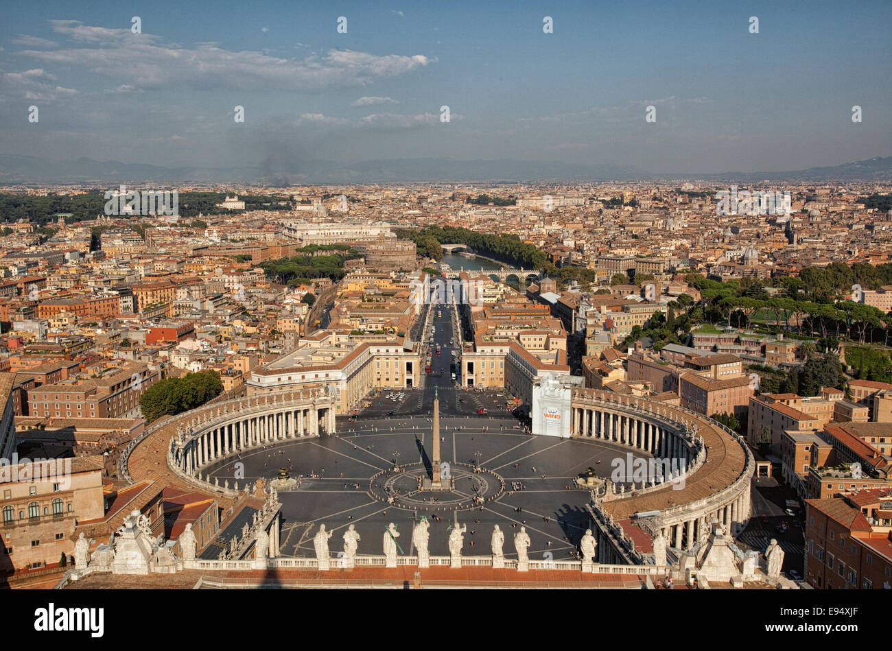 Panoramic view of Vatican city Stock Photo - Alamy