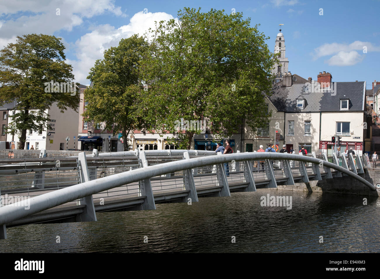 Millennium Bridge, Cork, Ireland Stock Photo - Alamy