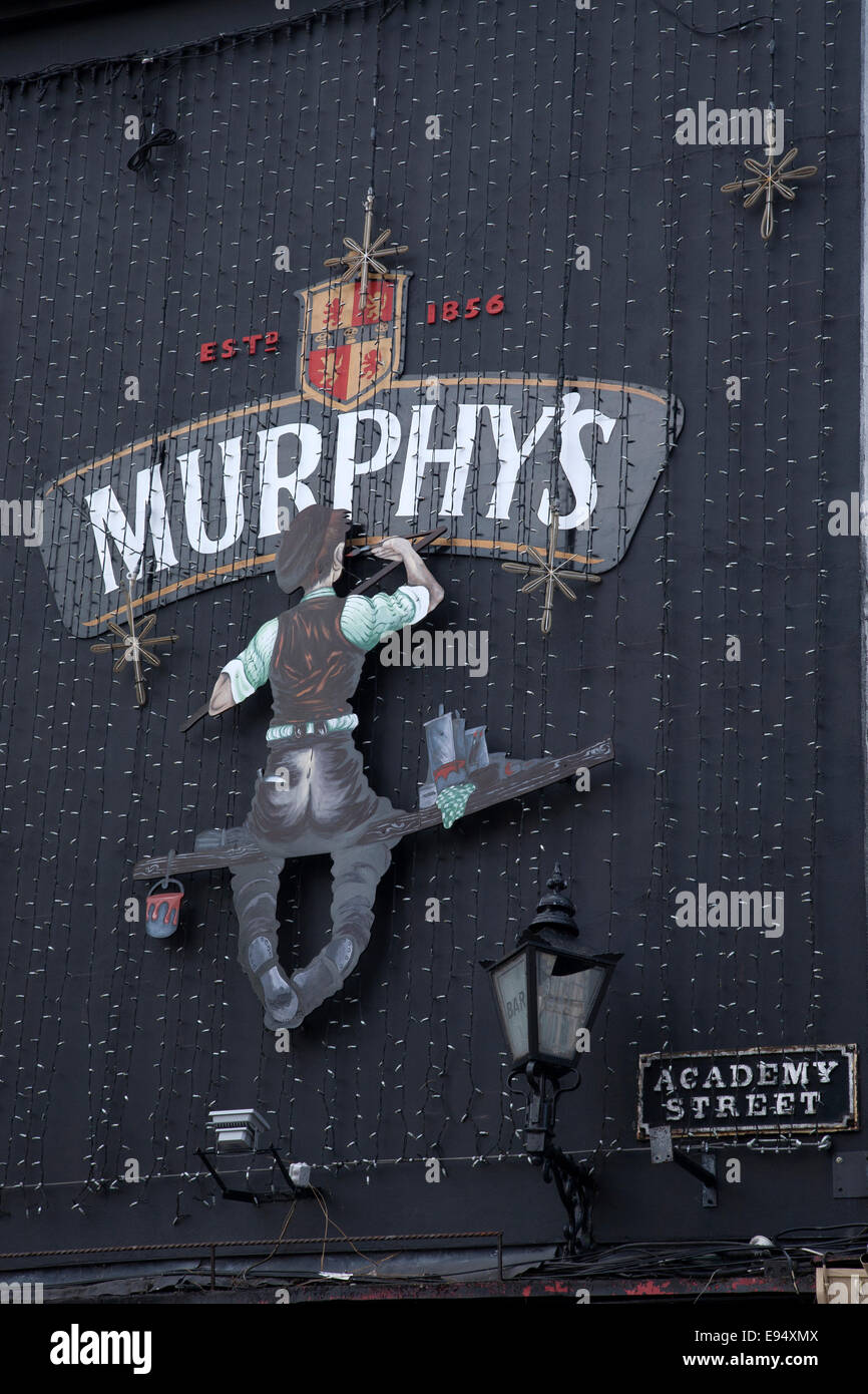 Ashman Pub with Murphys Advertising, Cork, Ireland Stock Photo - Alamy