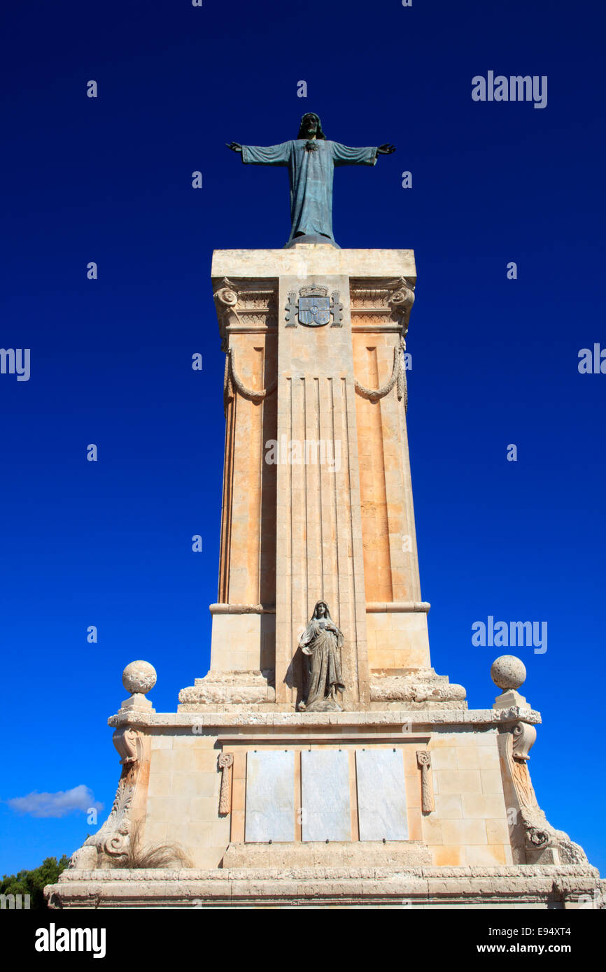 Panoramic view from summit of Mount Toro (El Toro), Es Mercadal ...