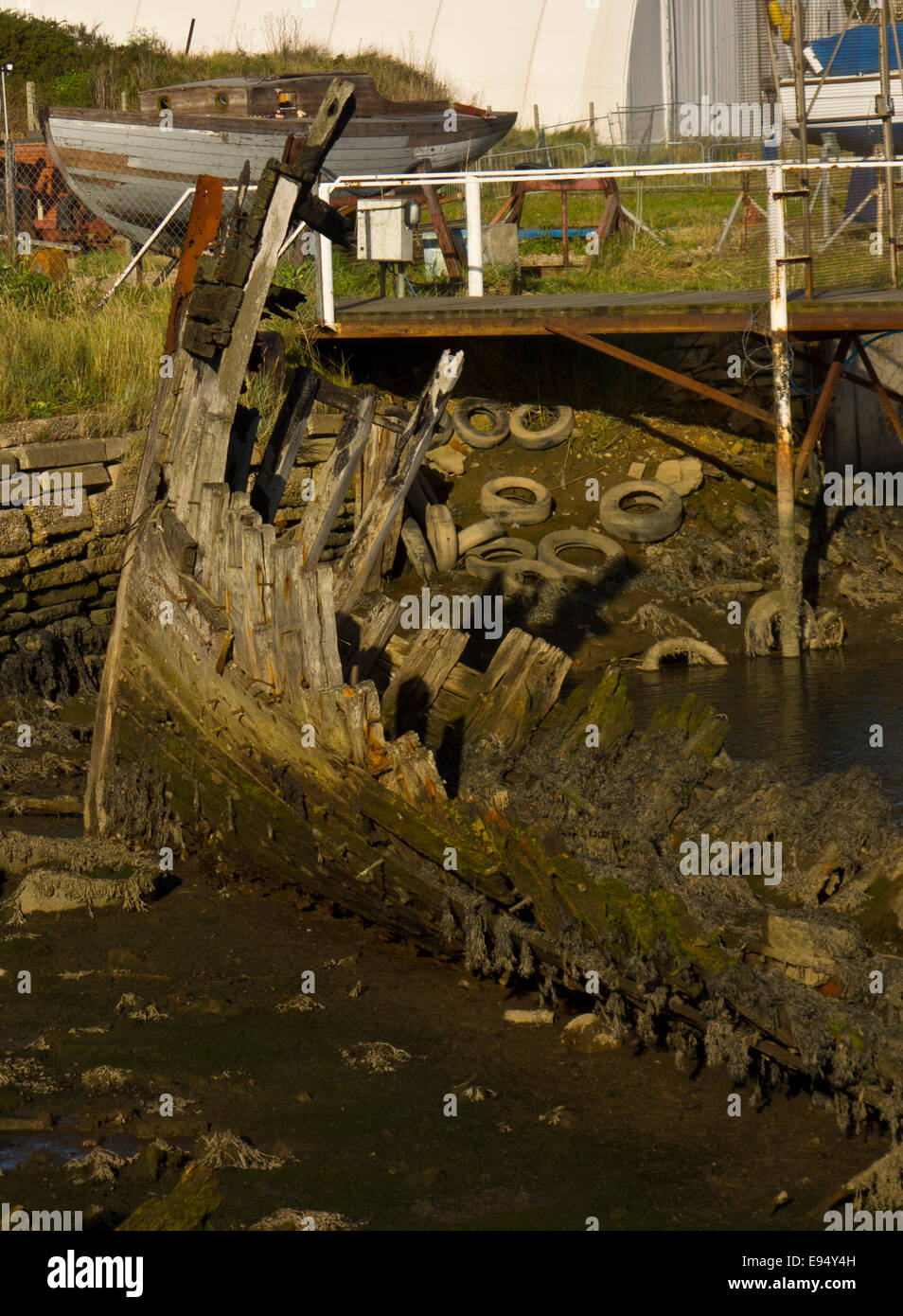Wooden ship wreck hi-res stock photography and images - Alamy