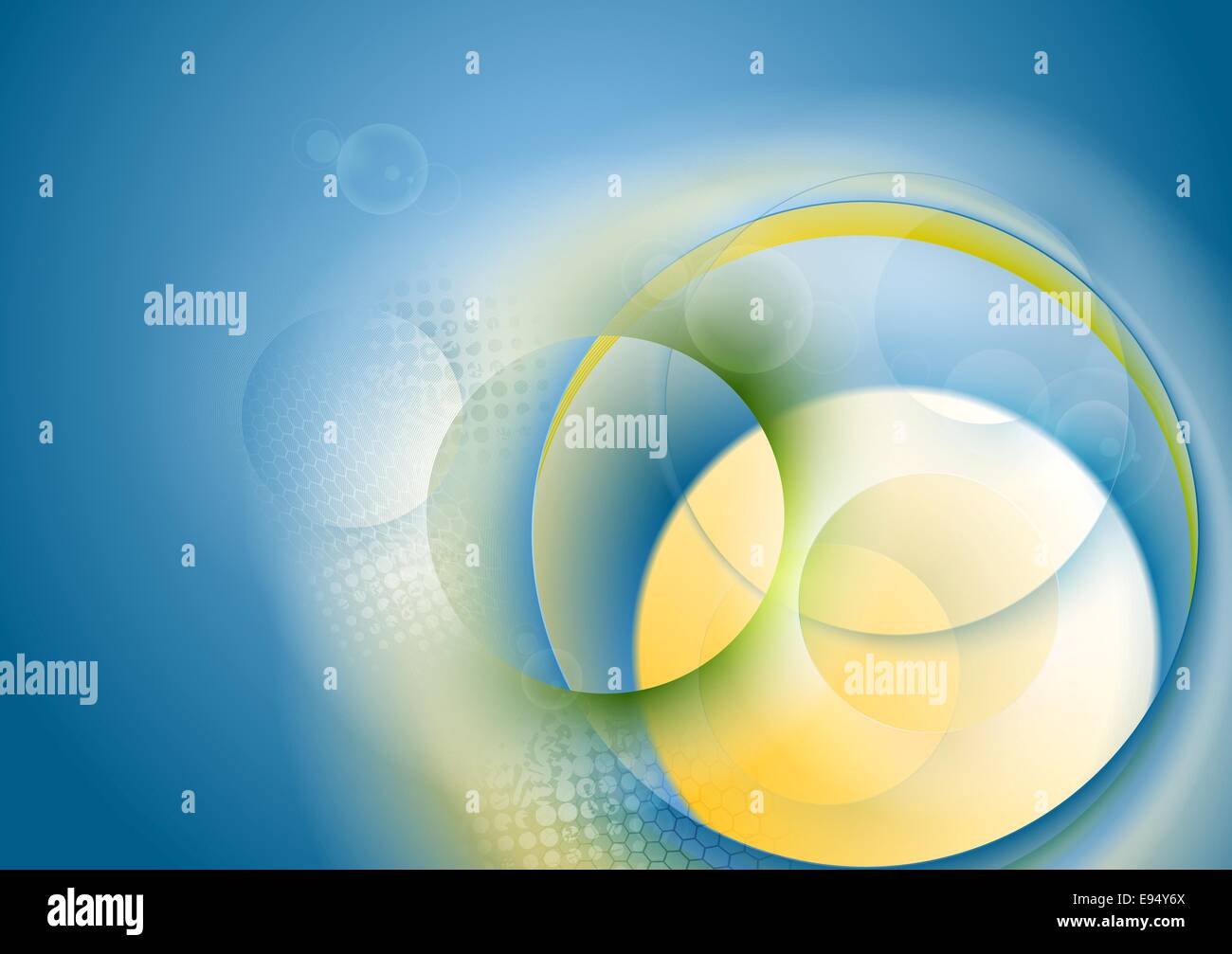 Abstract bright circles background. Vector design Stock Photo - Alamy