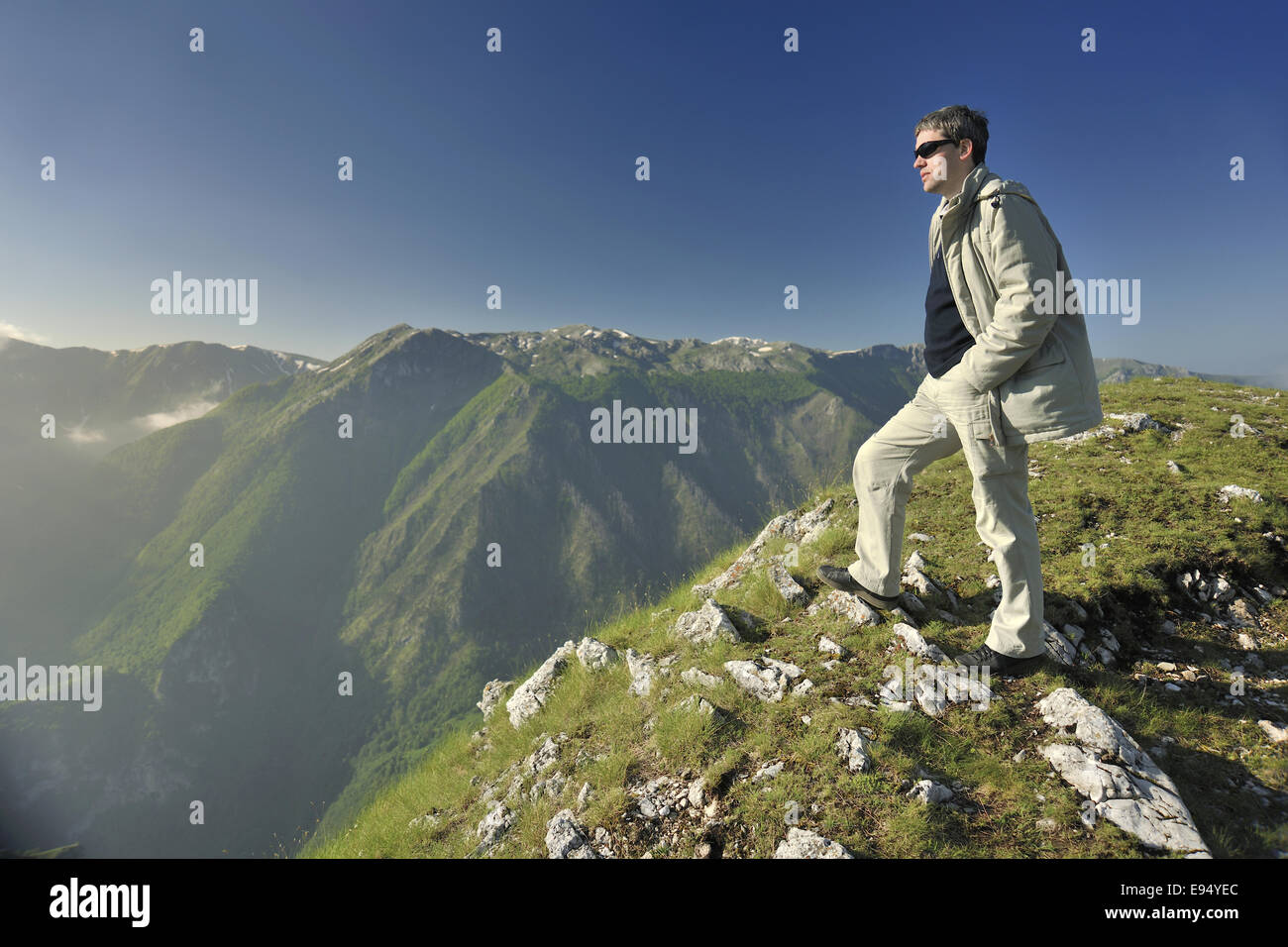 fresh sunrise at mountain Stock Photo - Alamy