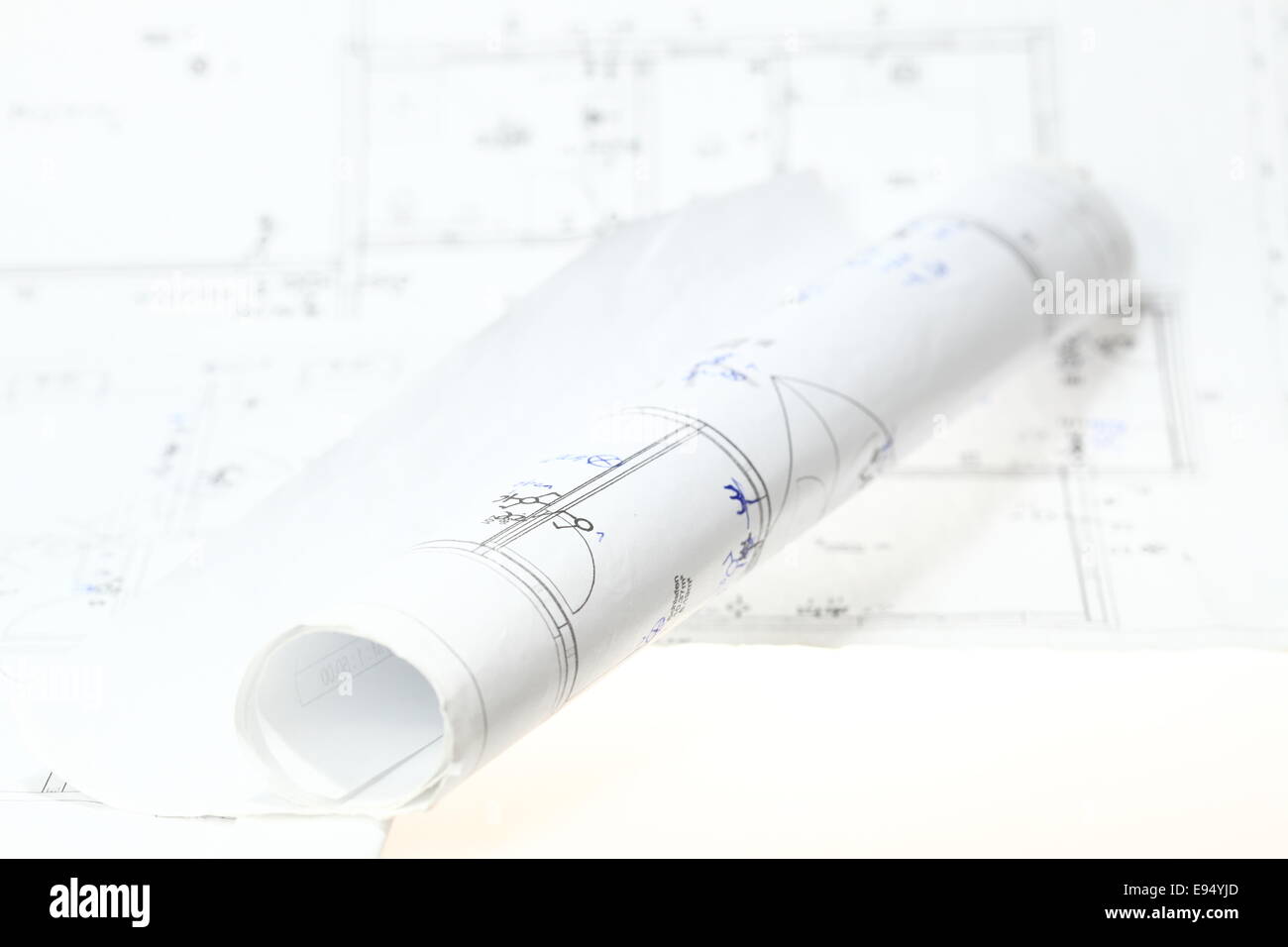 Plan rolls hi-res stock photography and images - Alamy