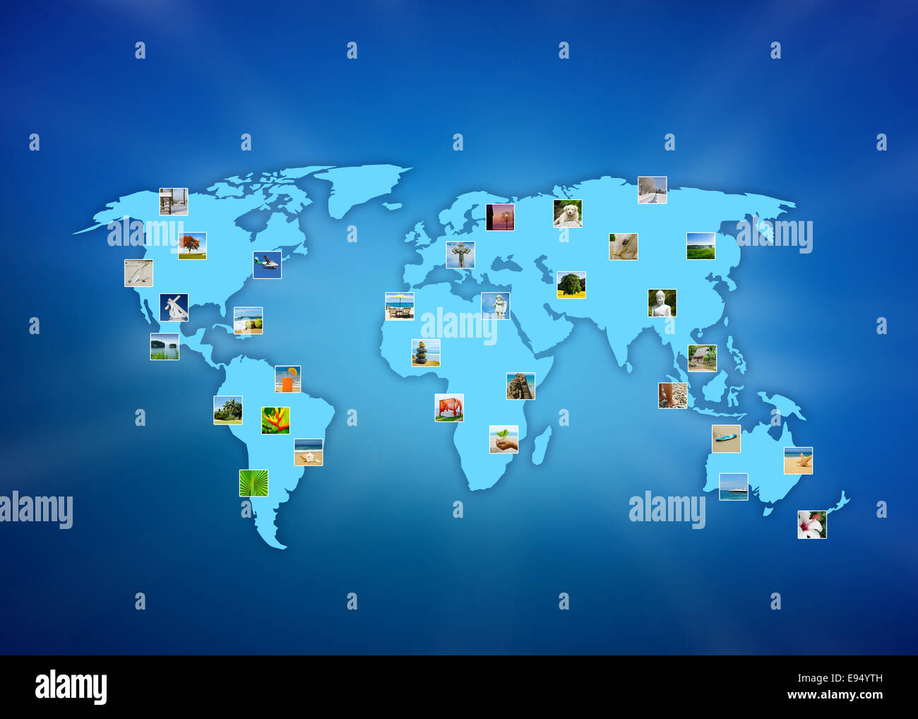 The world at your fingertips Stock Photo - Alamy