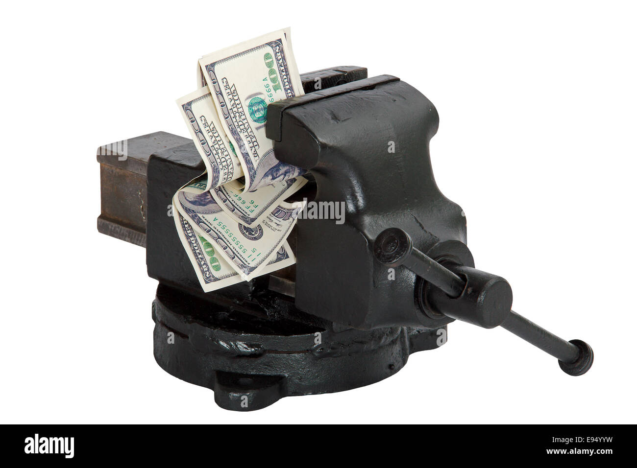 Money squeeze Cut Out Stock Images & Pictures - Alamy