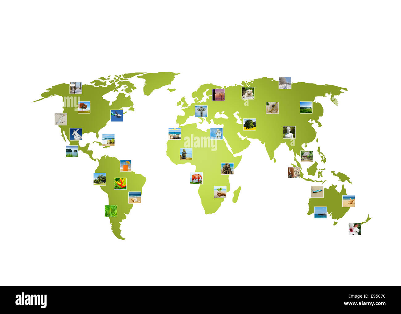 Work map Cut Out Stock Images & Pictures - Alamy