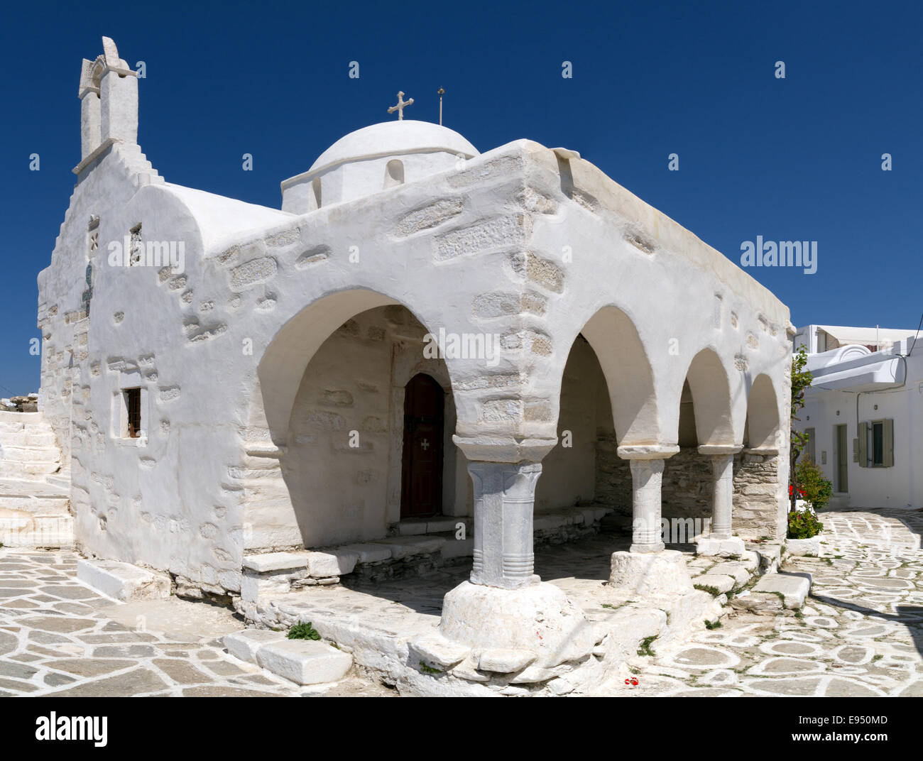 Typical church in Greece Stock Photo - Alamy