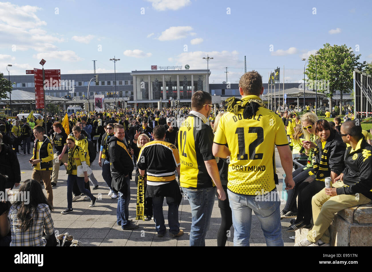 football club BVB, fans, Dortmund, Germany Stock Photo - Alamy