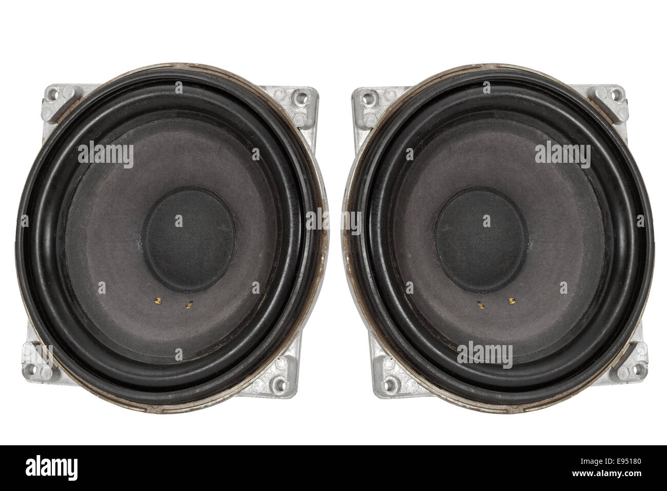 Big speakers (isolated Stock Photo - Alamy