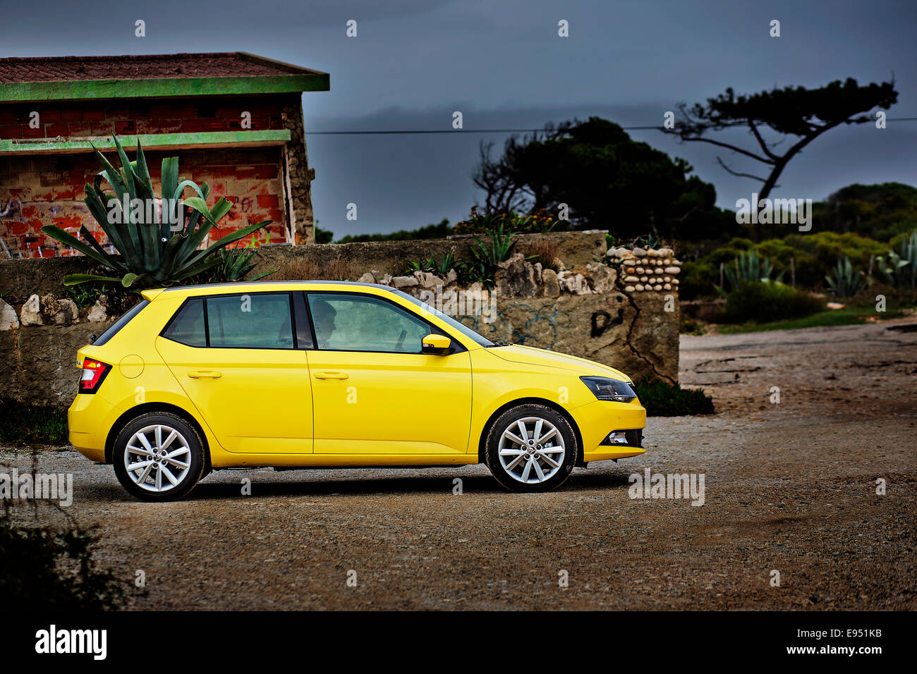 Third generation of Skoda Fabia was tested by journalists during ...