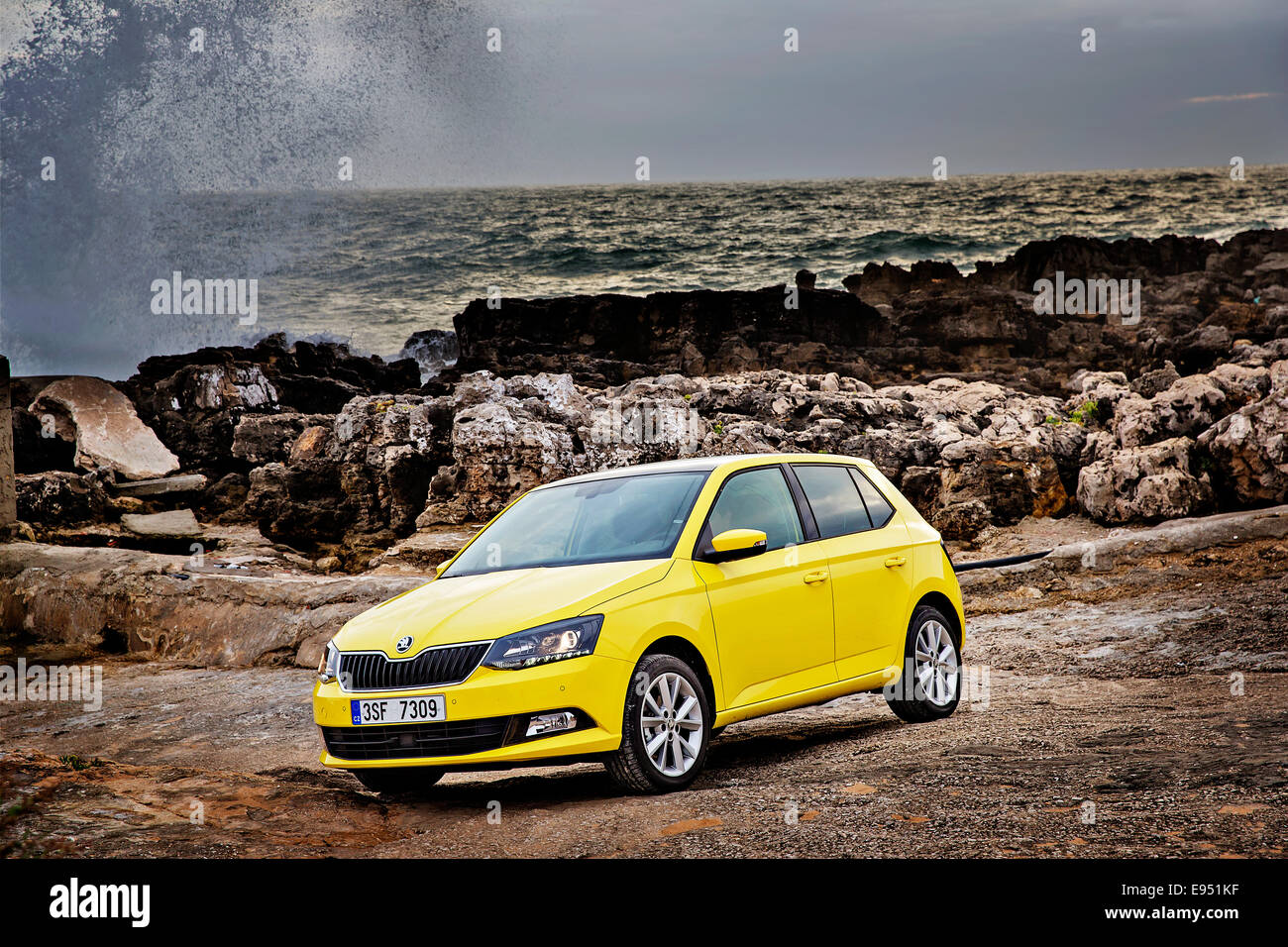 Third generation of Skoda Fabia was tested by journalists during ...