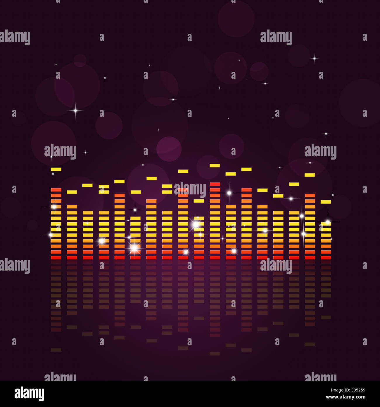 multicolor music equalizer background for active parties Stock Photo ...